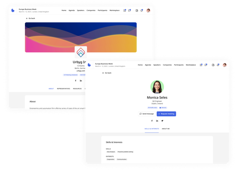The best tool for building an event community platform.