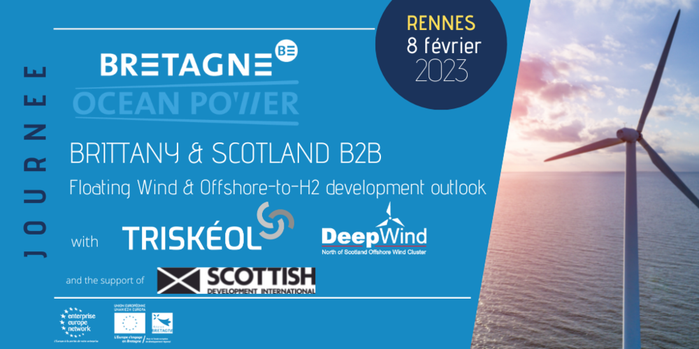 Brittany and Scotland B2B: Floating wind and offshore-to-H2 development ...