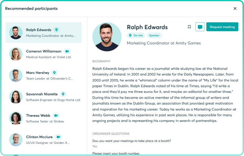 Event Platform Built for Networking