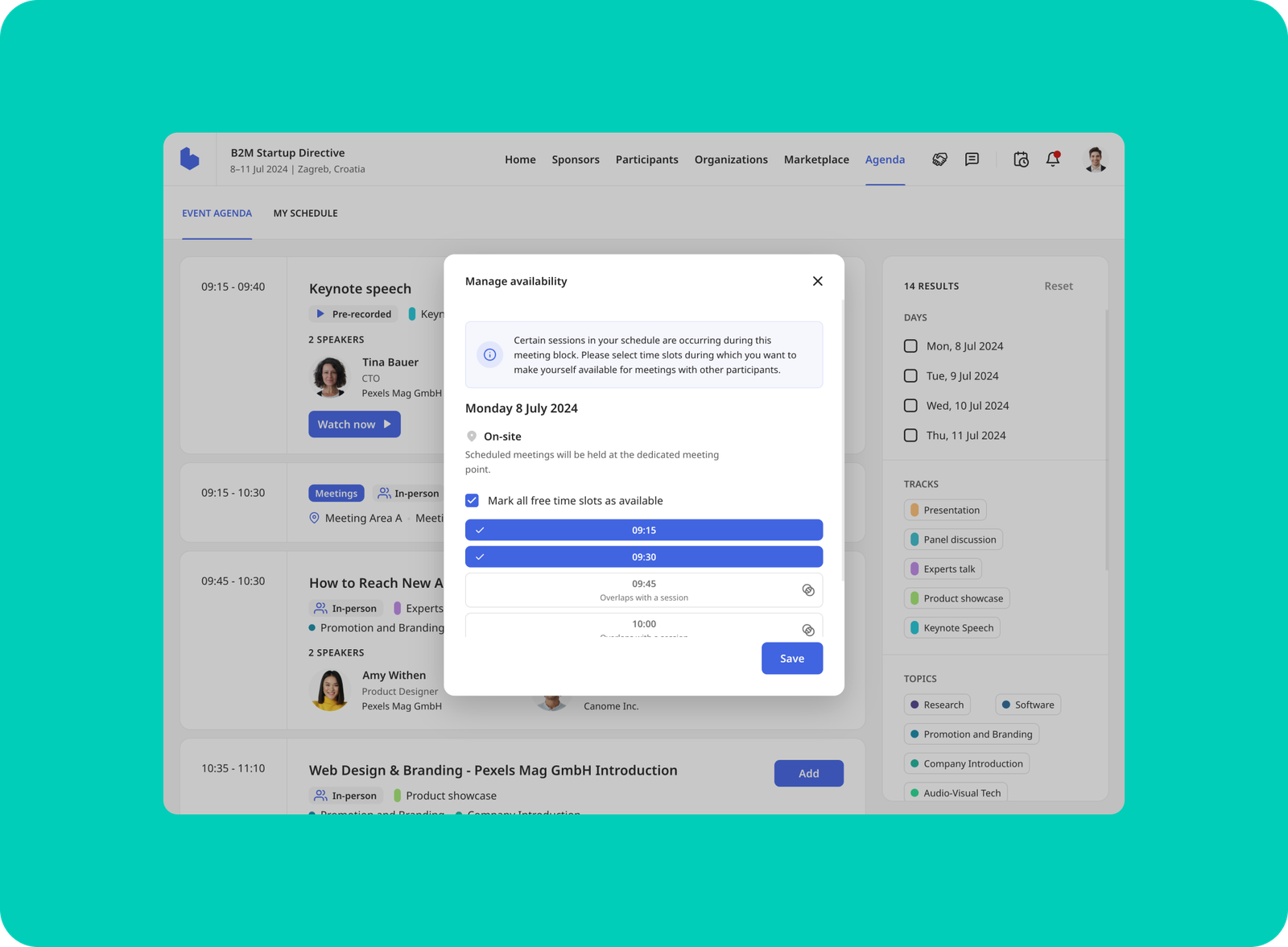 Newest Product Releases For B2match Networking Platform